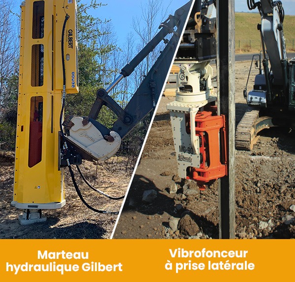 Marteau hydraulique bientôt | Les Produits Gilbert